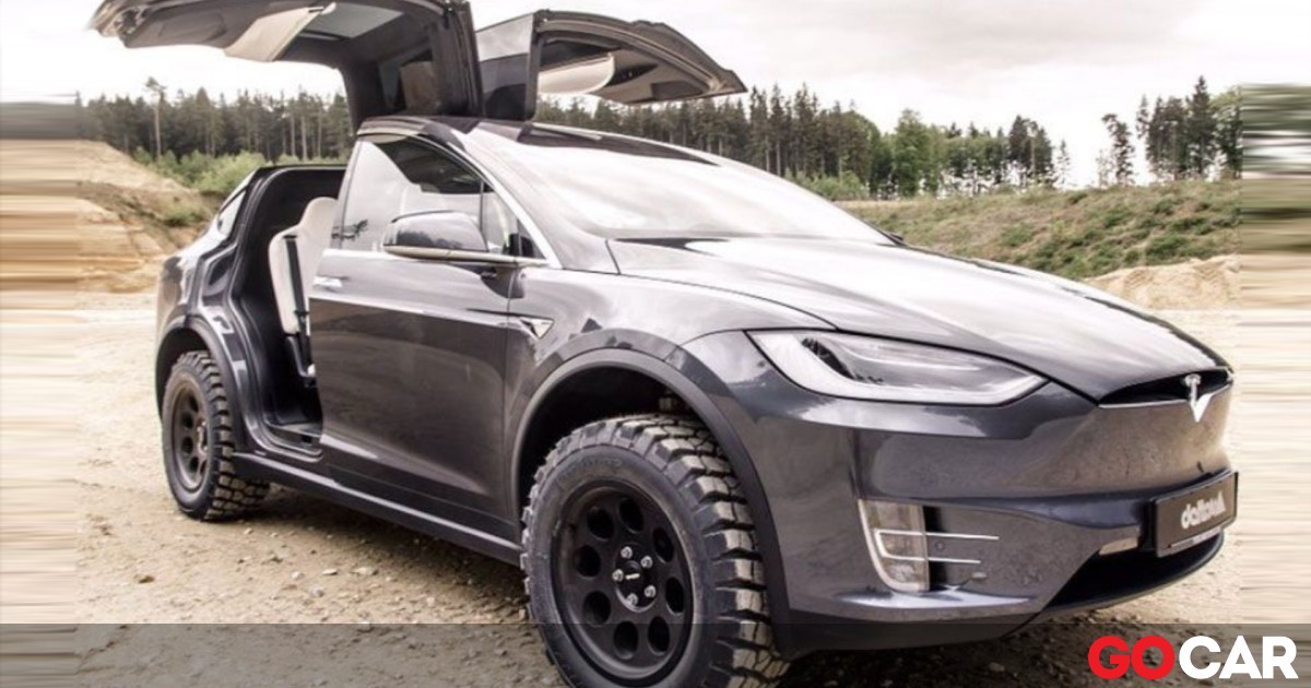 Ένα Tesla Model X σε off-road "ενδυμασία" - Με ένα σετ ακριβών ...