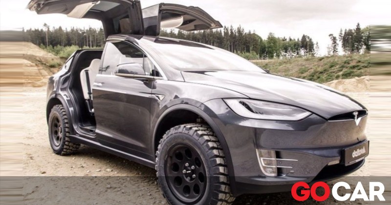 Ένα Tesla Model X σε off-road "ενδυμασία" - Με ένα σετ ακριβών ...
